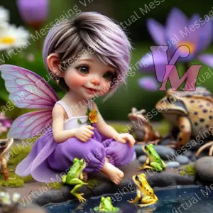 Tiny Fairies at the pond 1