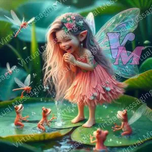 Tiny Fairies at the pond 8