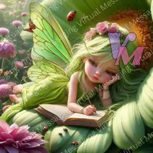 Tiny Fairies in Flower Day Beds 8